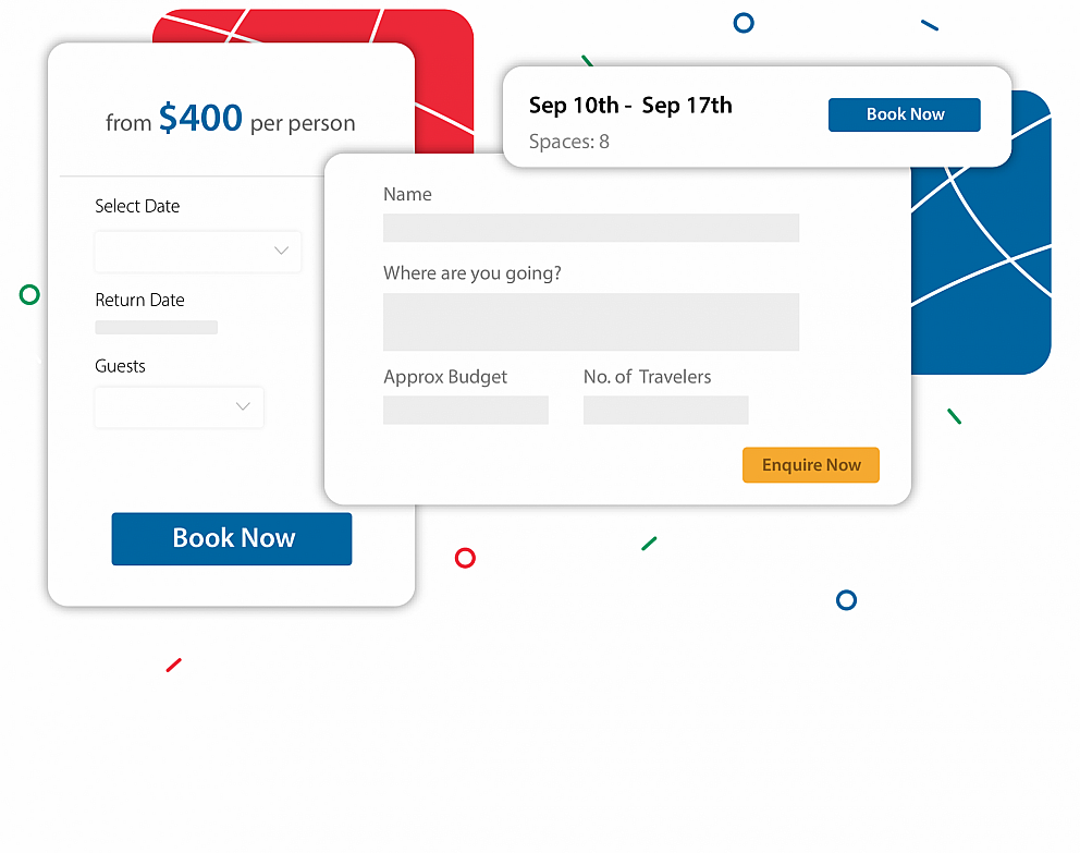 Online Booking Software for Tour Operators | Tashi